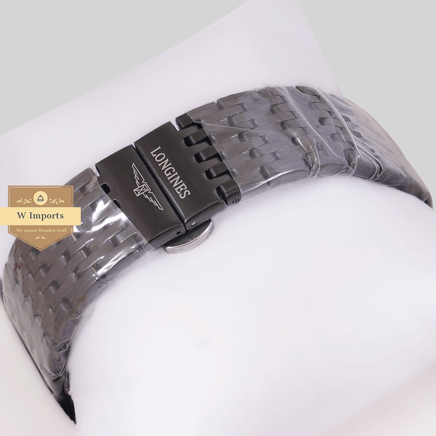 NEW COLLECTION ALL BLACK WITH BLACK STONED DAIL & CHAIN WATCH – W-Imports