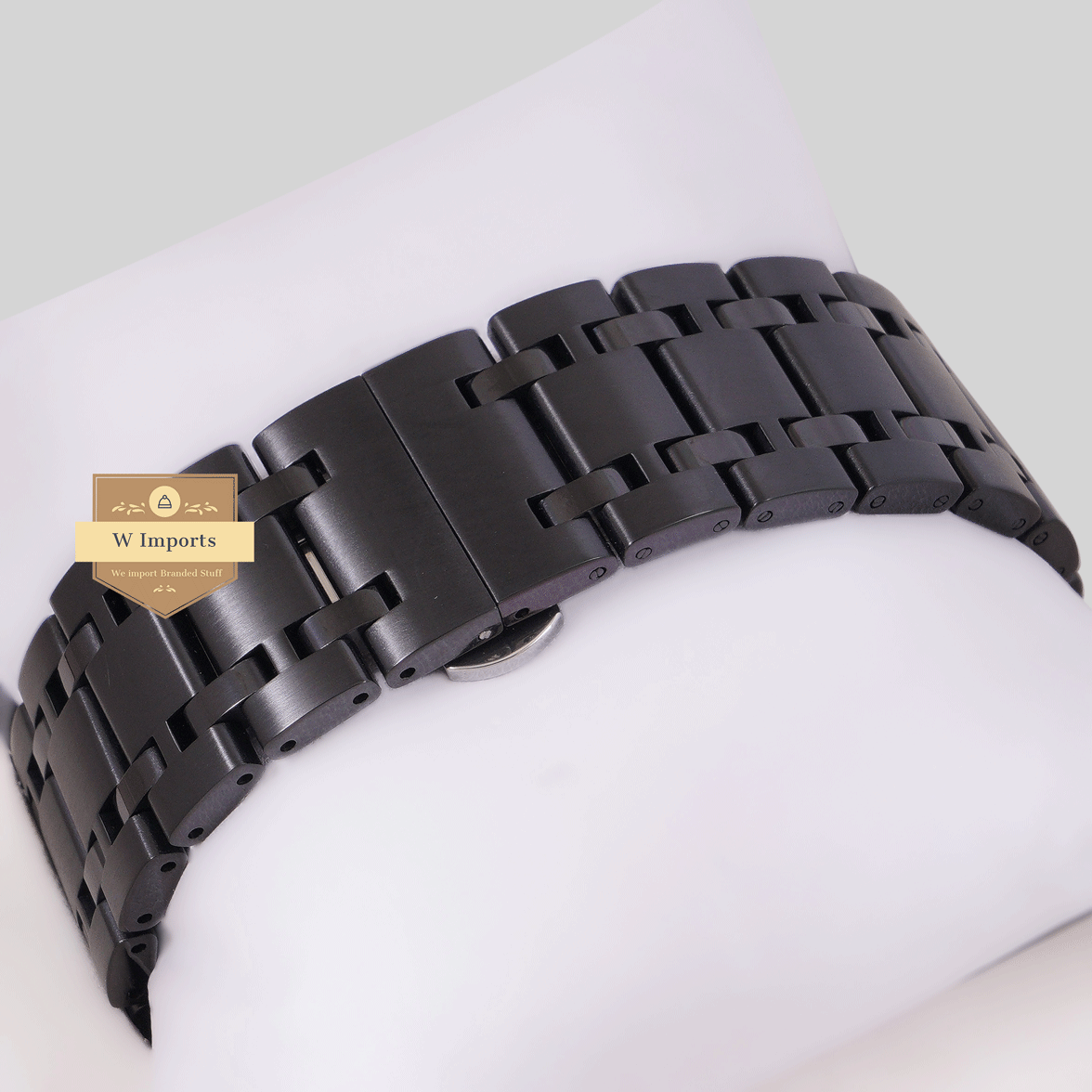 CHRONOGRAPH COLLECTION ALL BLACK WITH BLACK DAIL & CHAIN WATCH – W-Imports